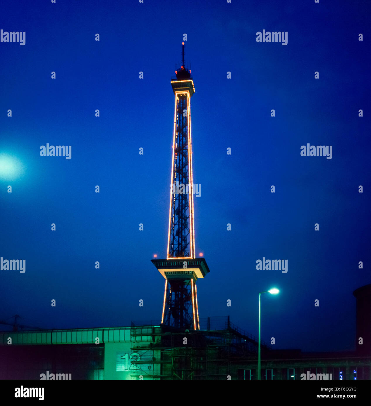 Berlin funkturm radio tower hi-res stock photography and images - Alamy