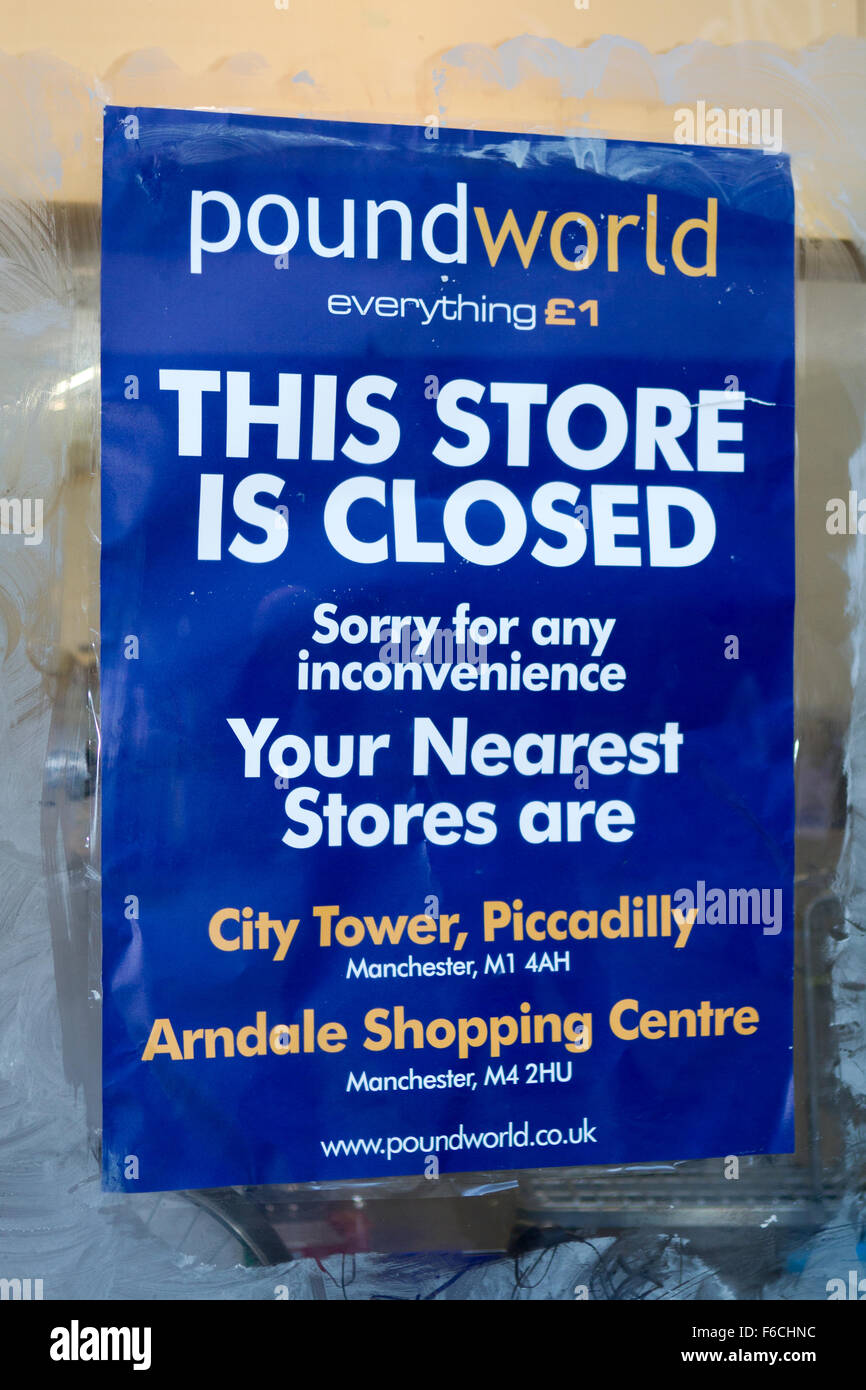 Poundworld shop logo hi-res stock photography and images - Alamy