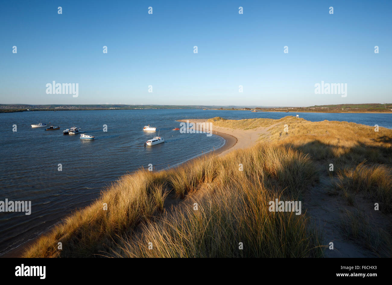 Crow Point in the Taw/Torridge Estuary. Braunton Burrows. Devon. UK ...