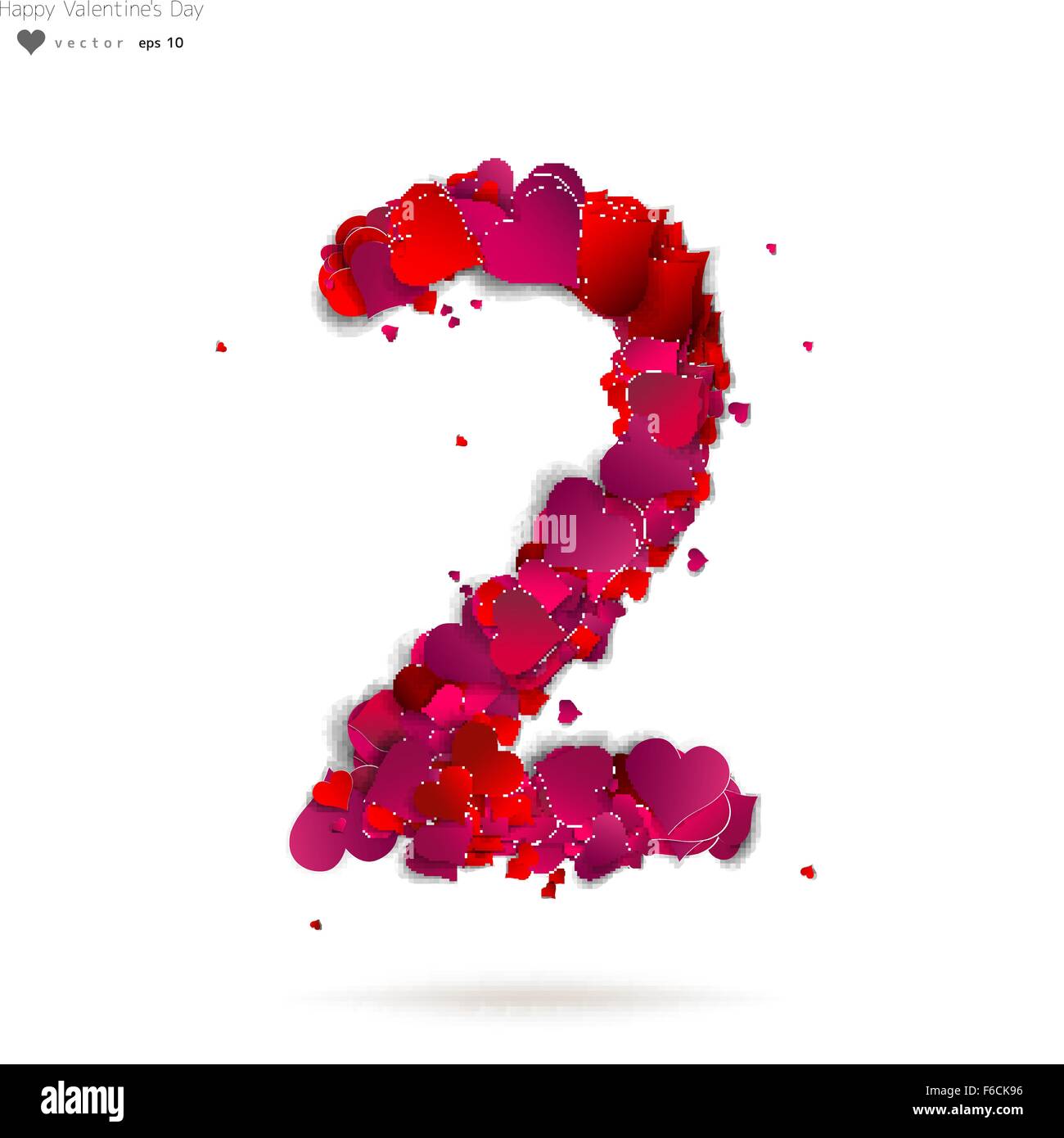 Love numbers Stock Vector Images - Alamy