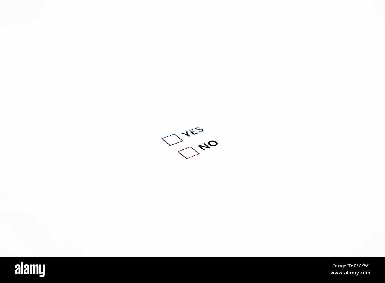 Ballot paper Cut Out Stock Images & Pictures - Alamy