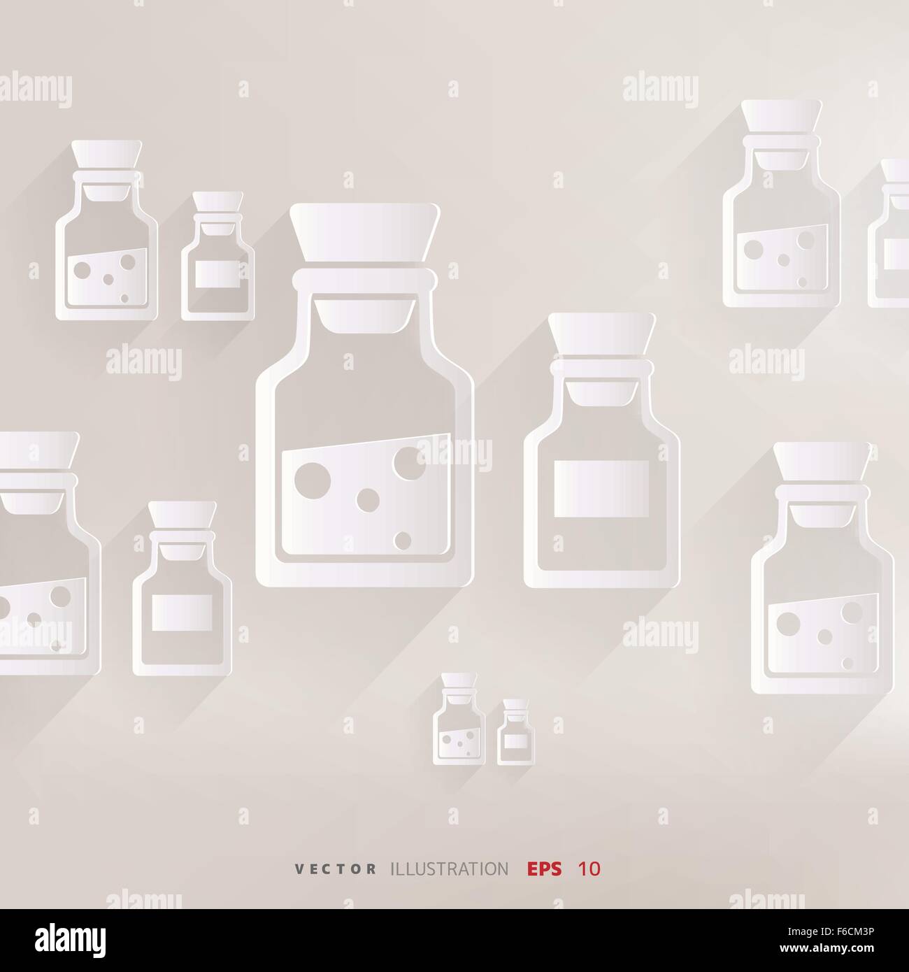 Laboratory medical flask Stock Vector Image & Art - Alamy