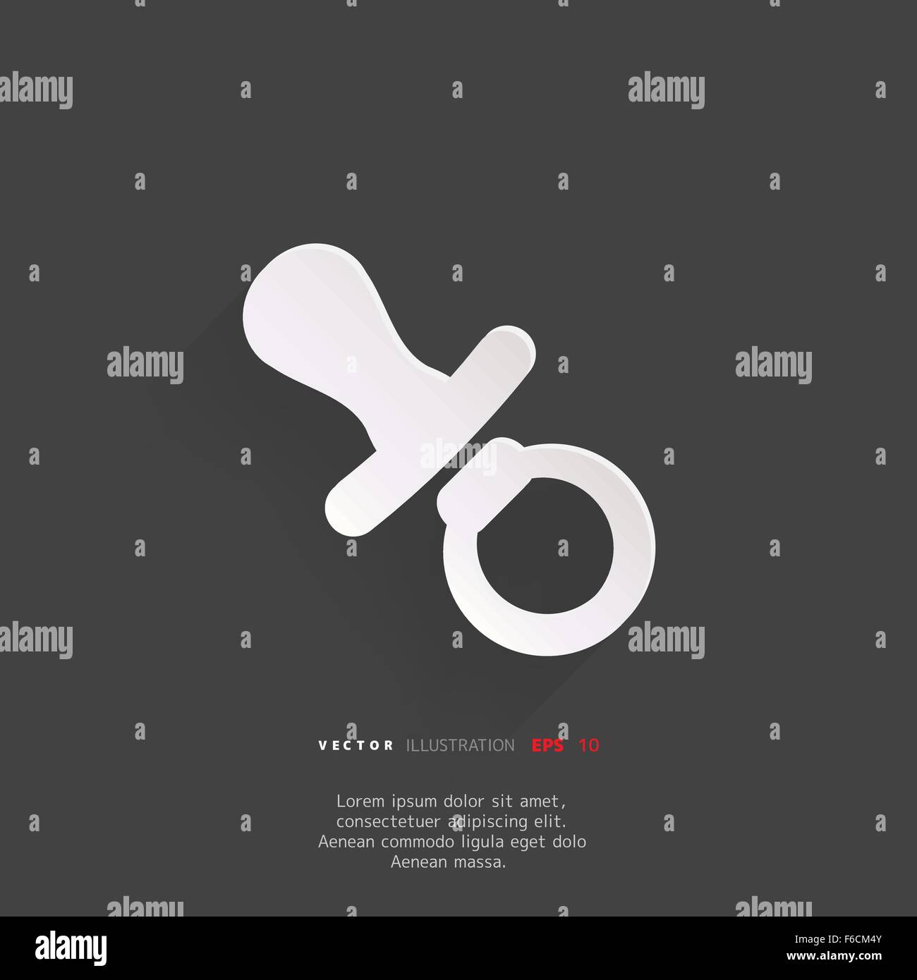 baby pacifier icon Stock Vector Image & Art - Alamy