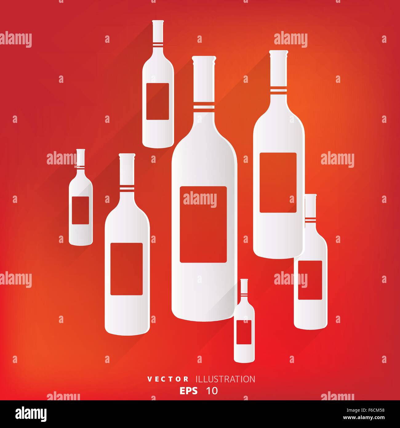 Wine bottle icon Stock Vector Image & Art - Alamy
