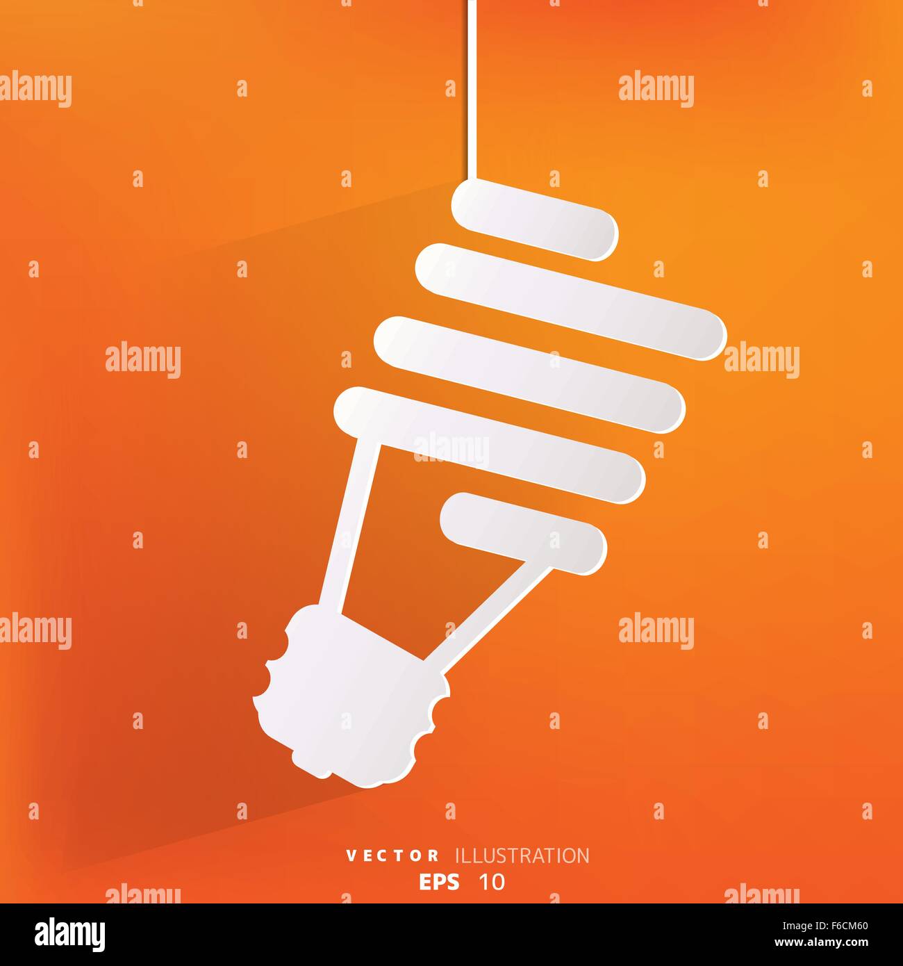 Energy saving light bulb Stock Vector Image & Art - Alamy