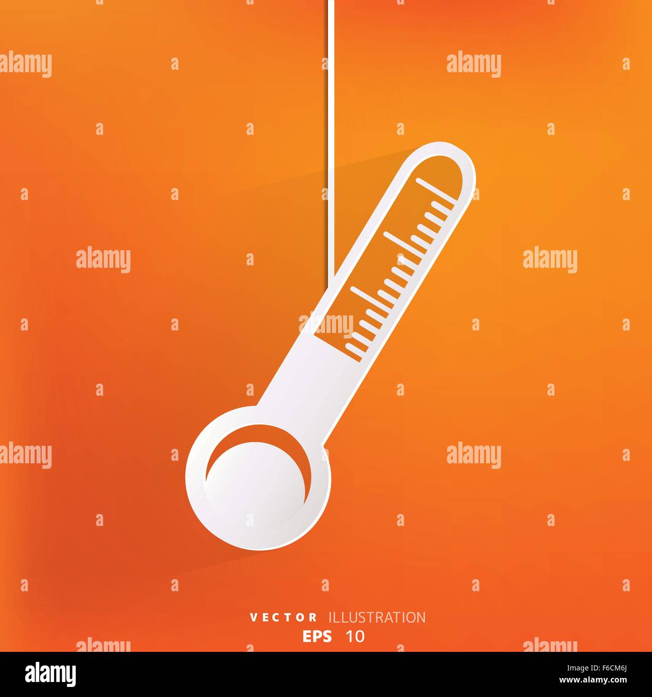 Thermometer web icon Stock Vector Image & Art - Alamy