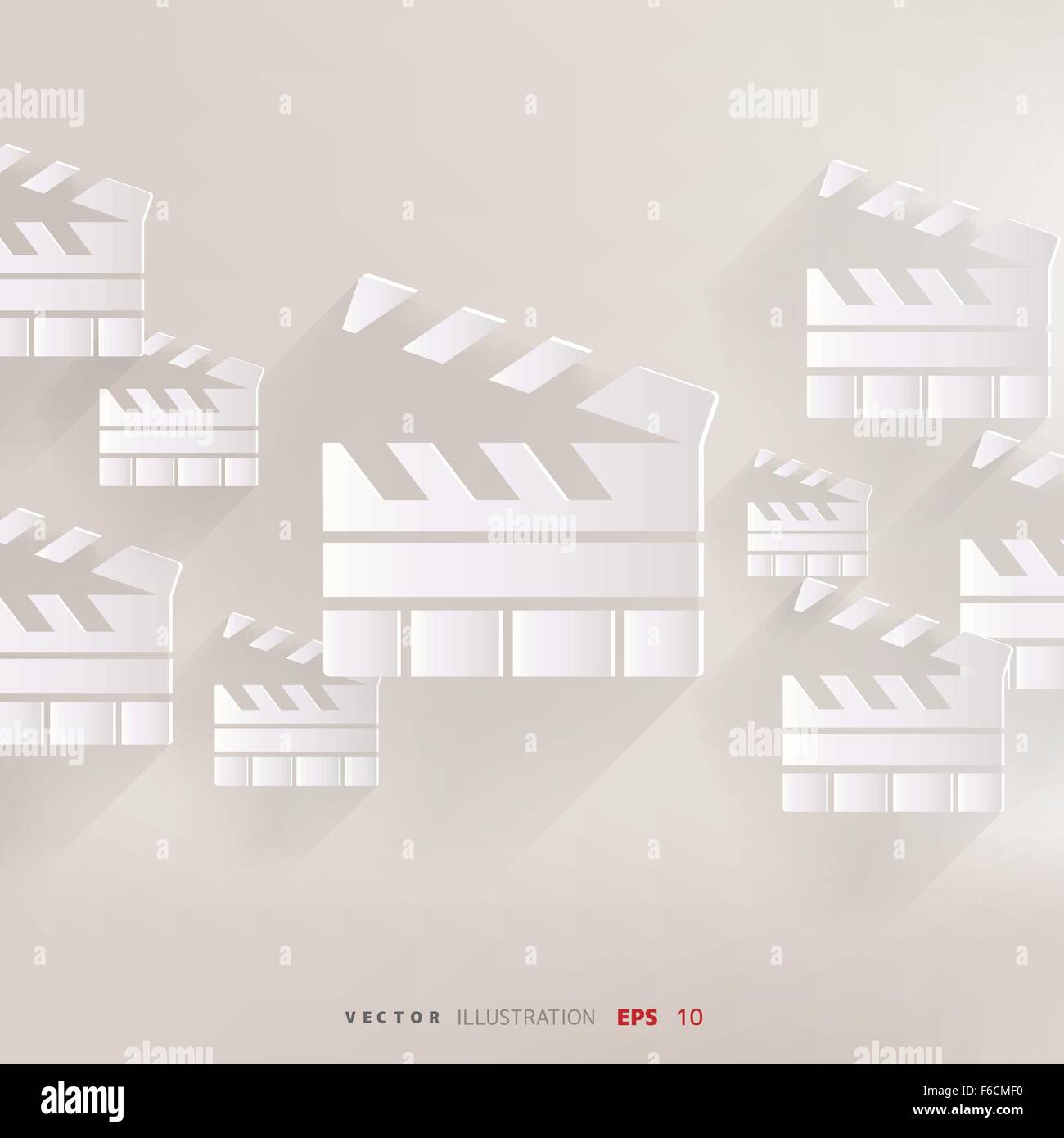 Clapperboard icon. Film , cinema, movie symbol Stock Vector Image & Art ...