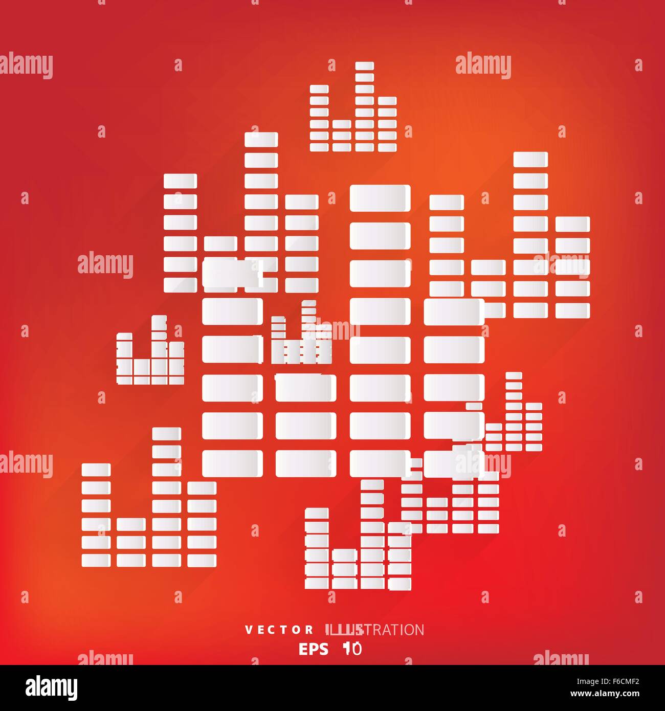 equalizer icon. Music sound wave symbol Stock Vector Image & Art - Alamy