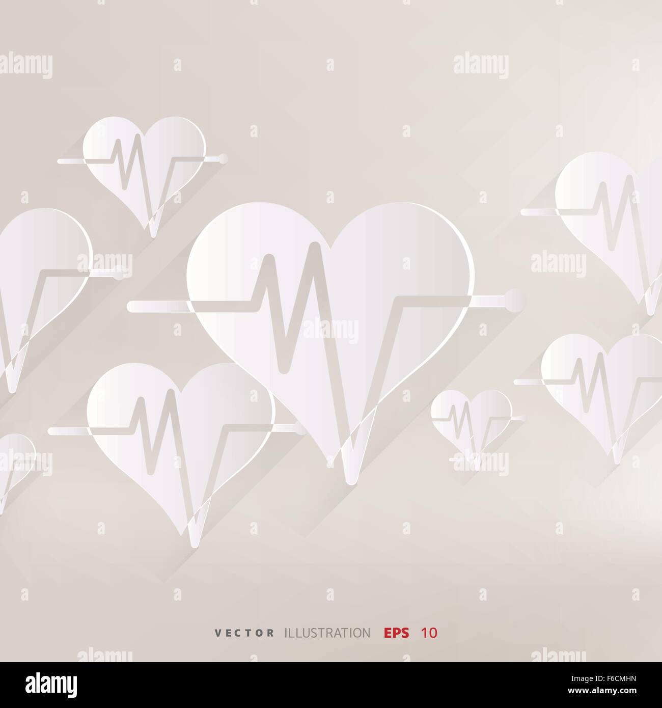 Heart rhytm, cardiogramm, medical icon Stock Vector Image & Art - Alamy