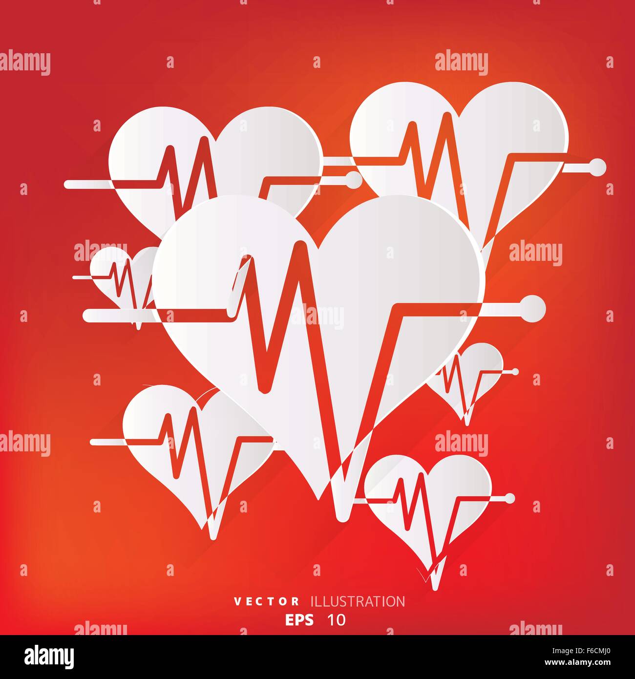 Heart rhytm, cardiogramm, medical icon Stock Vector Image & Art - Alamy