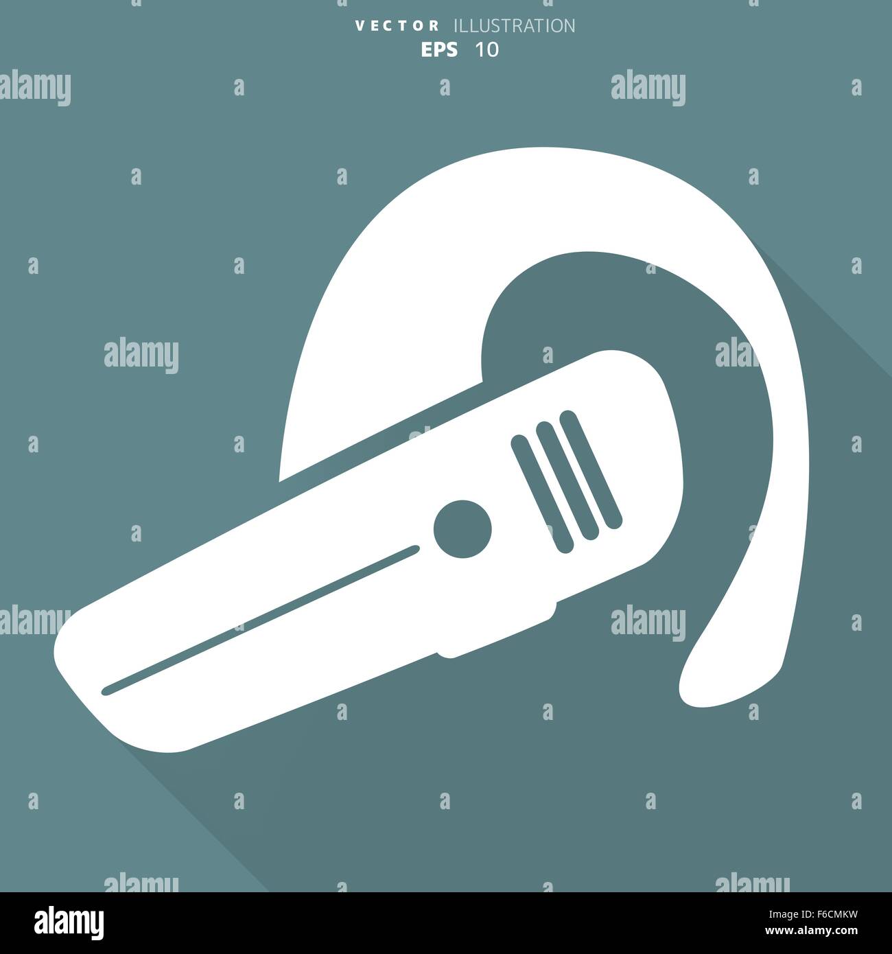 Bluetooth Headset icon. Wireless connection Stock Vector Image & Art ...