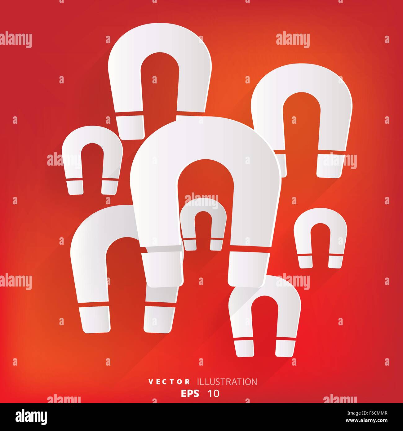 Magnet Symbol. Electromagnetism symbol Stock Vector Image & Art - Alamy