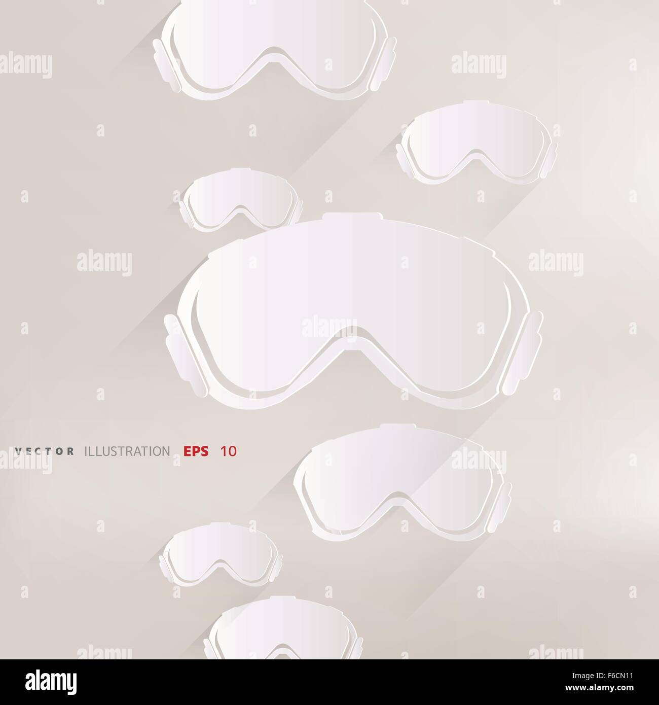 Ski goggles. Vector illustration Stock Vector Image & Art - Alamy