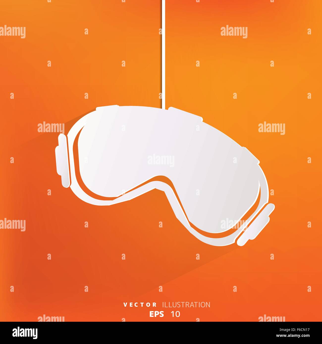 Ski goggles. Vector illustration Stock Vector Image & Art - Alamy
