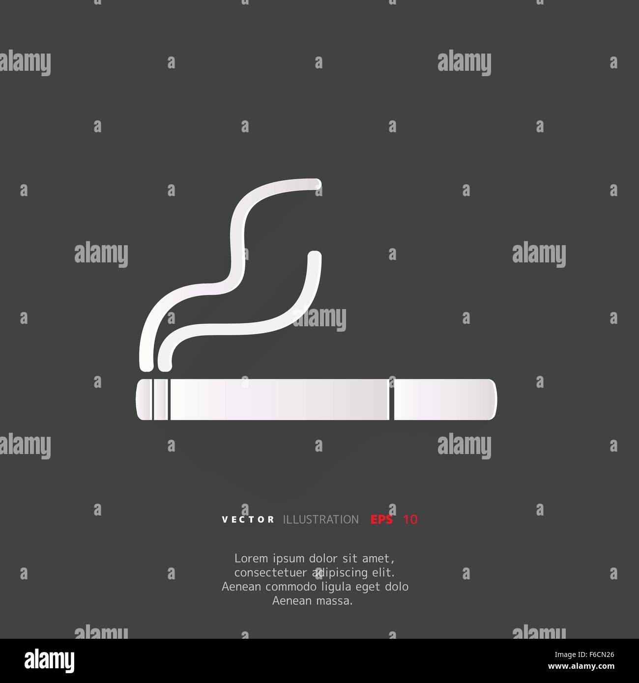 Smoking sign. cigarette icon Stock Vector Image & Art - Alamy