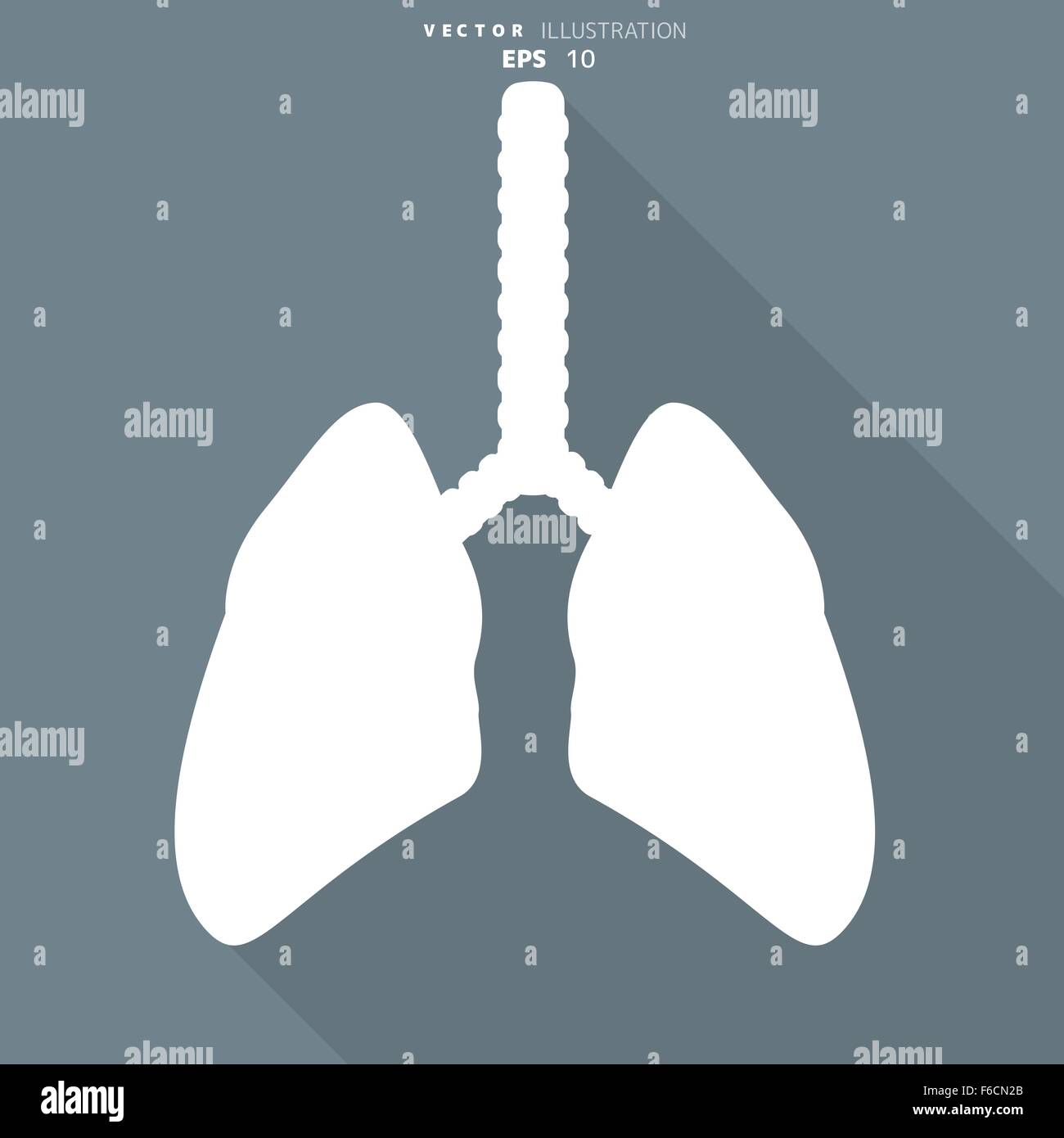 Human lung icon. Medical background. Health care Stock Vector Image ...