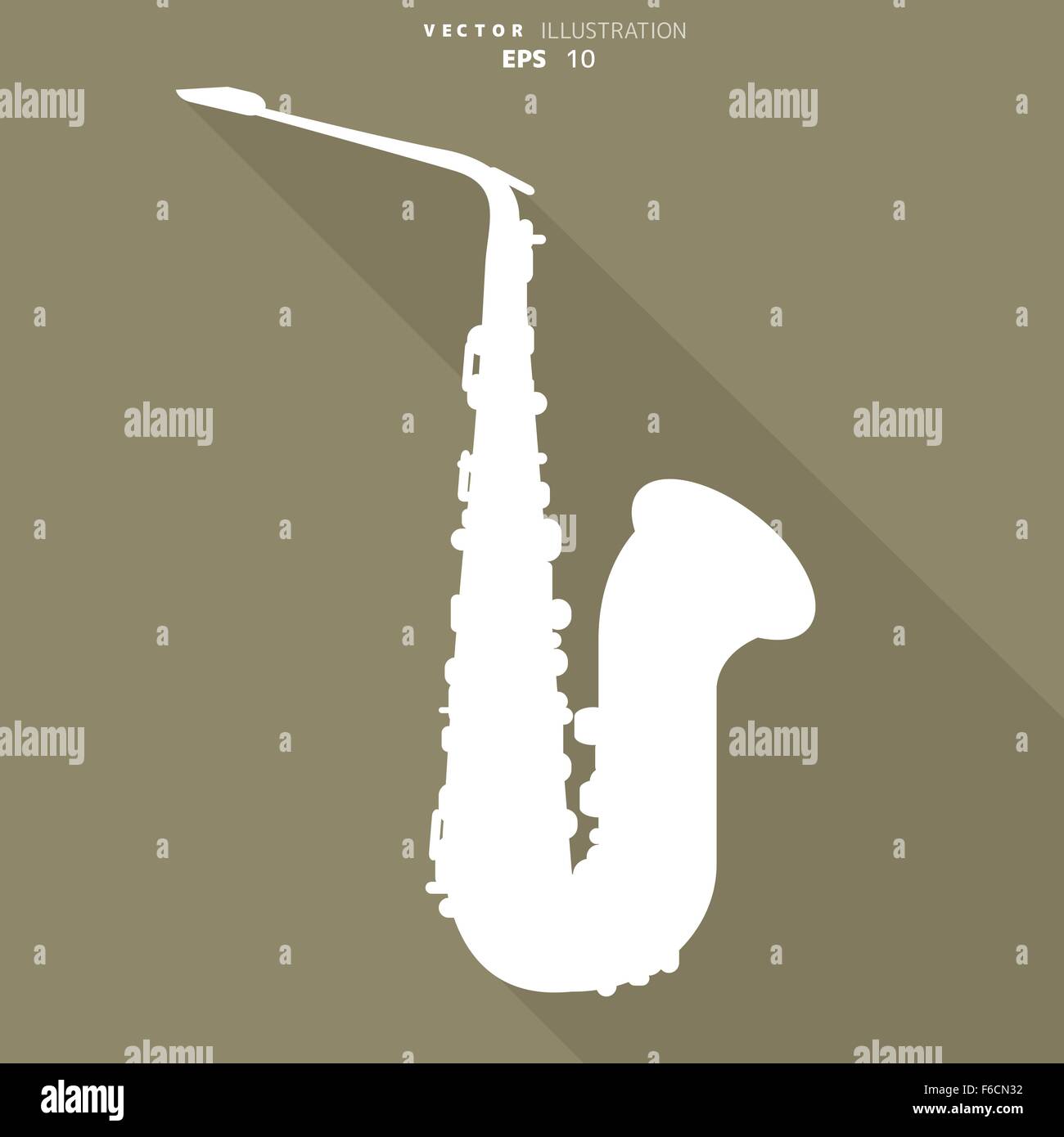 Music wind instruments icon. saxophone Stock Vector Image & Art - Alamy