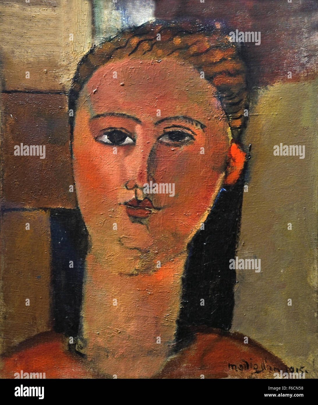 Red-haired Girl, 1915 Amedeo Modigliani (1884 - 1920) Italy Italian ...