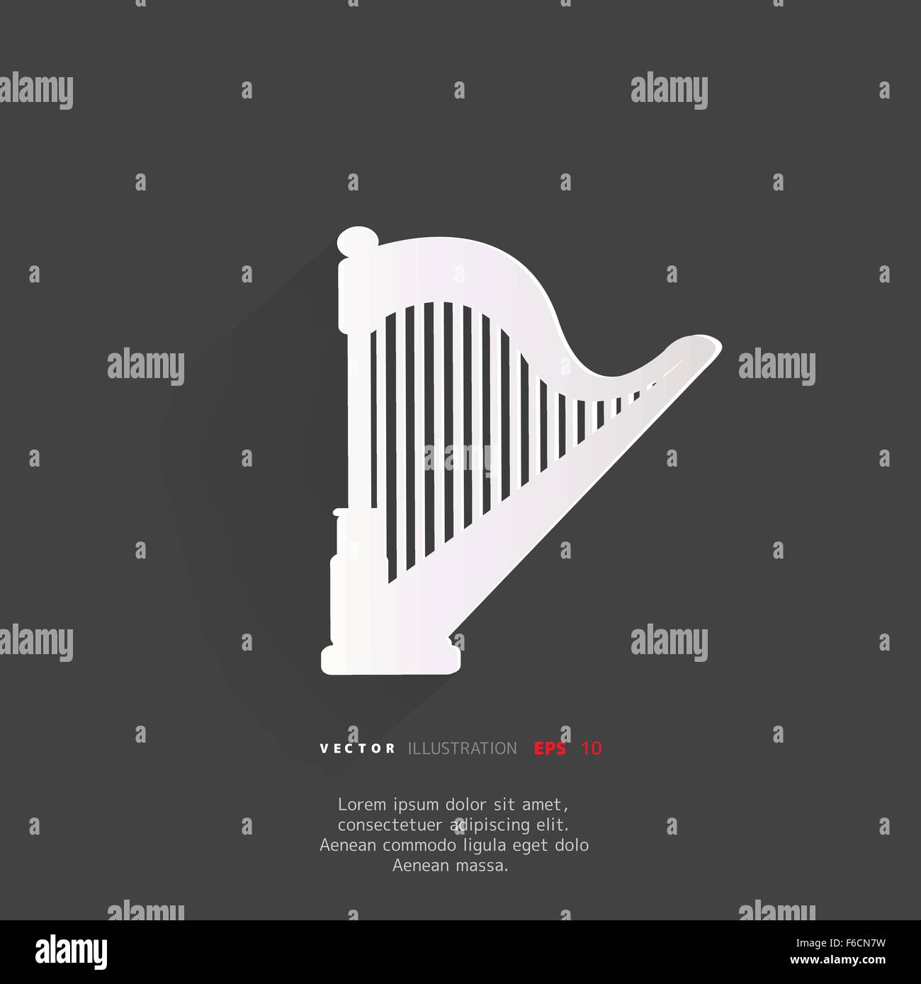 Ancient greek musical instruments Stock Vector Images - Alamy