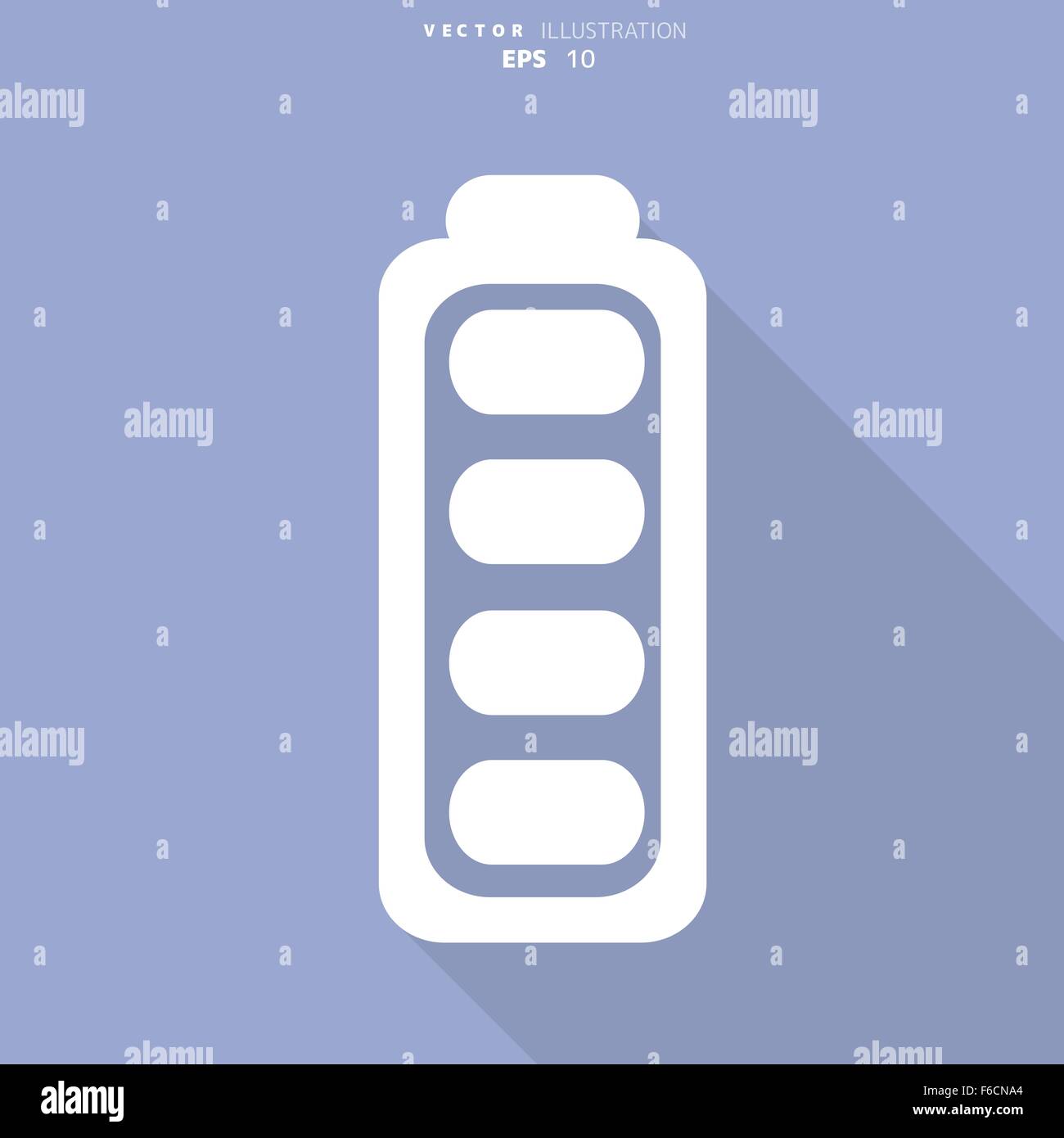 Full battery web icon Stock Vector Image & Art - Alamy
