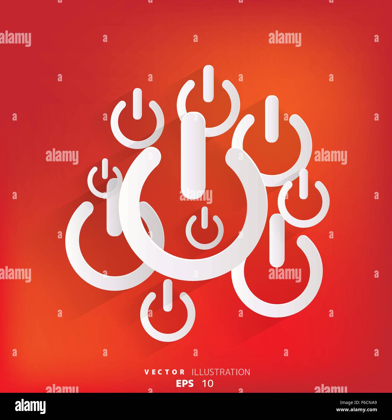 Turn off arrow Stock Vector Images - Alamy