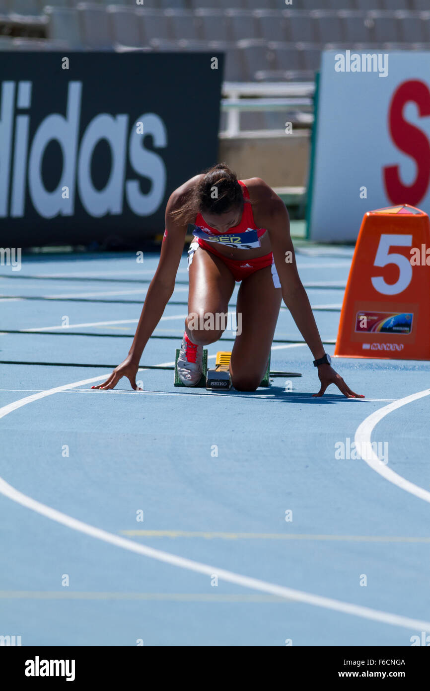 Sara Atcho of Switzerland,200m women,AAF World Junior Athletics ...