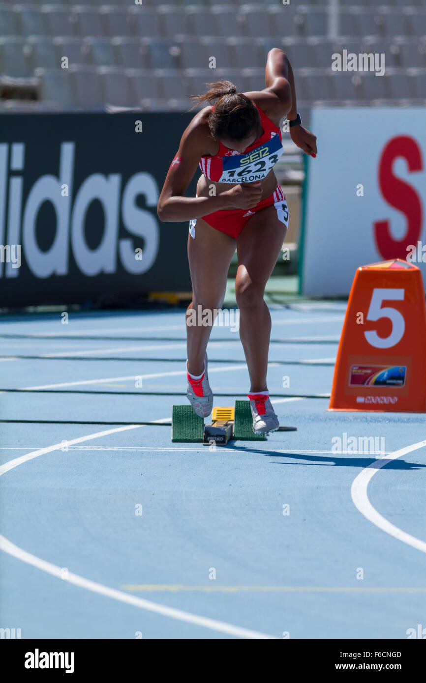 Sara Atcho of Switzerland,200m women,AAF World Junior Athletics ...