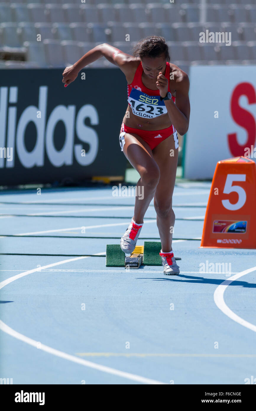 Sara Atcho of Switzerland,200m women,AAF World Junior Athletics ...