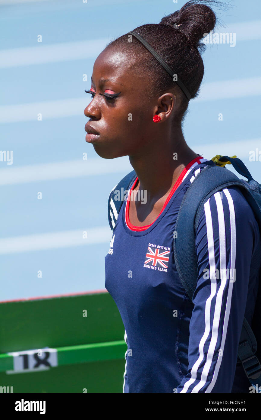 Desiree Henry of Great Britain,women 200m,IAAF World Junior Athletics ...