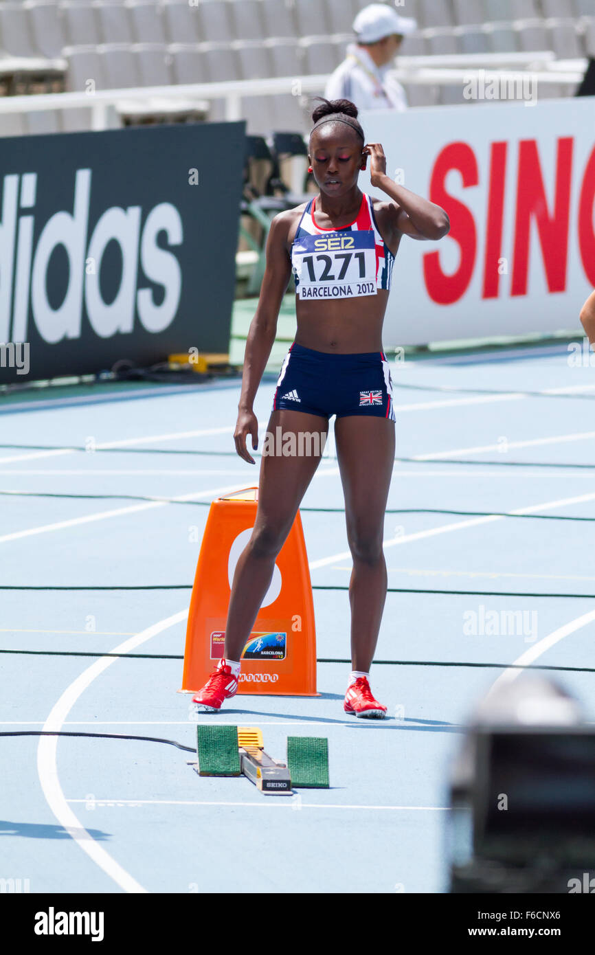 Desiree Henry of Great Britain,women 200m,IAAF World Junior Athletics ...