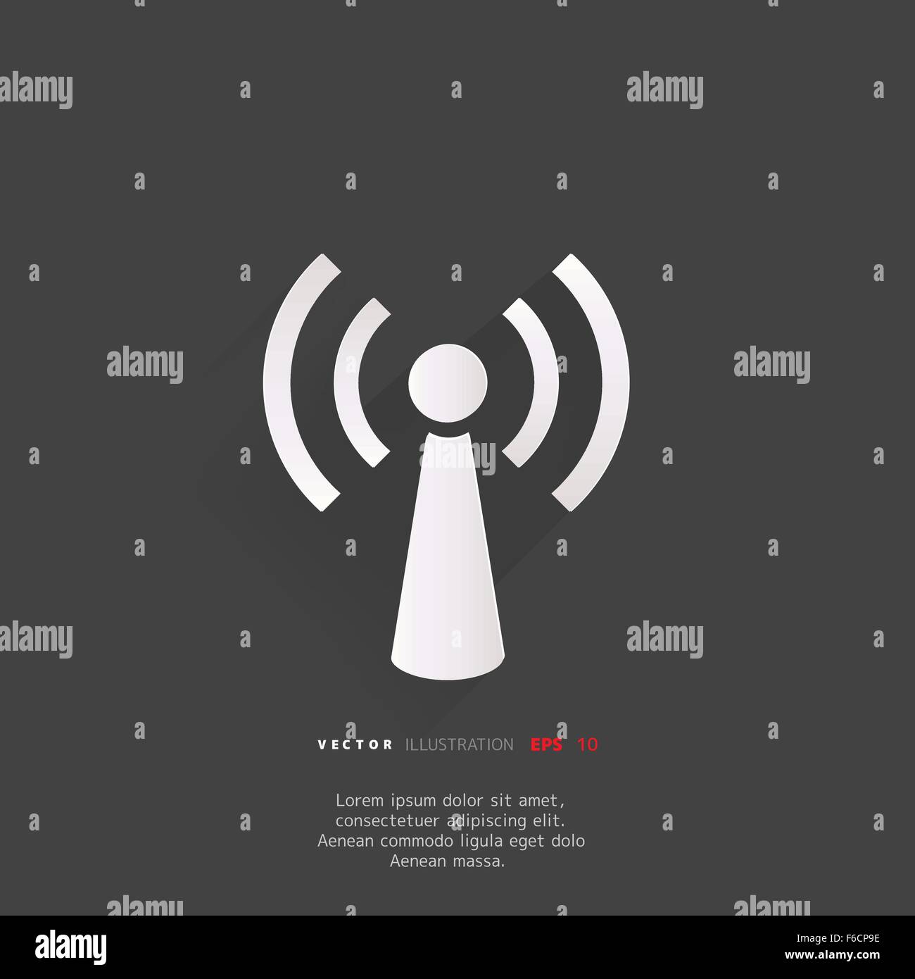 Wireless web icon Stock Vector Image & Art - Alamy