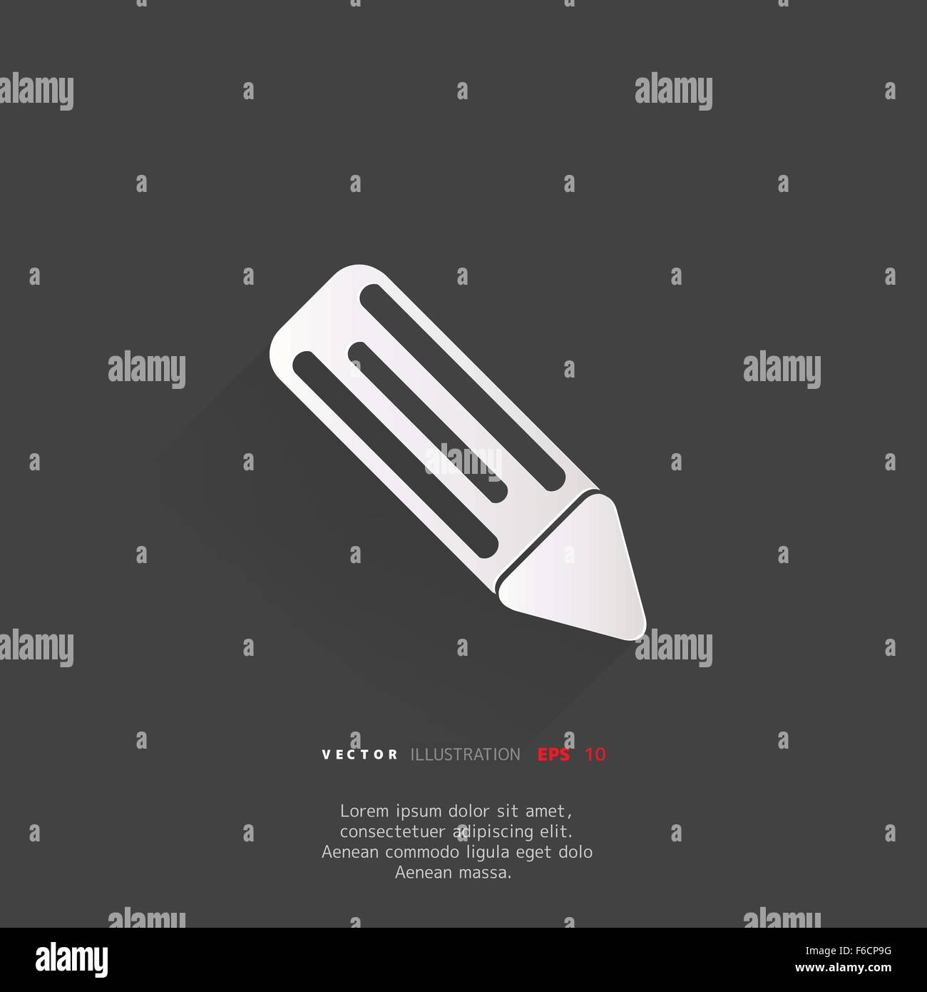 Pencil web icon Stock Vector Image & Art - Alamy