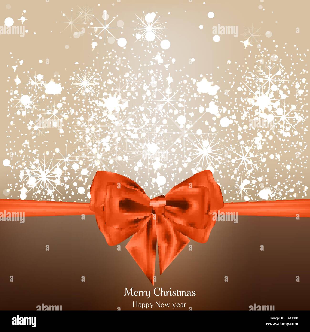 Abstract Christmas background with bow Stock Vector Image & Art - Alamy
