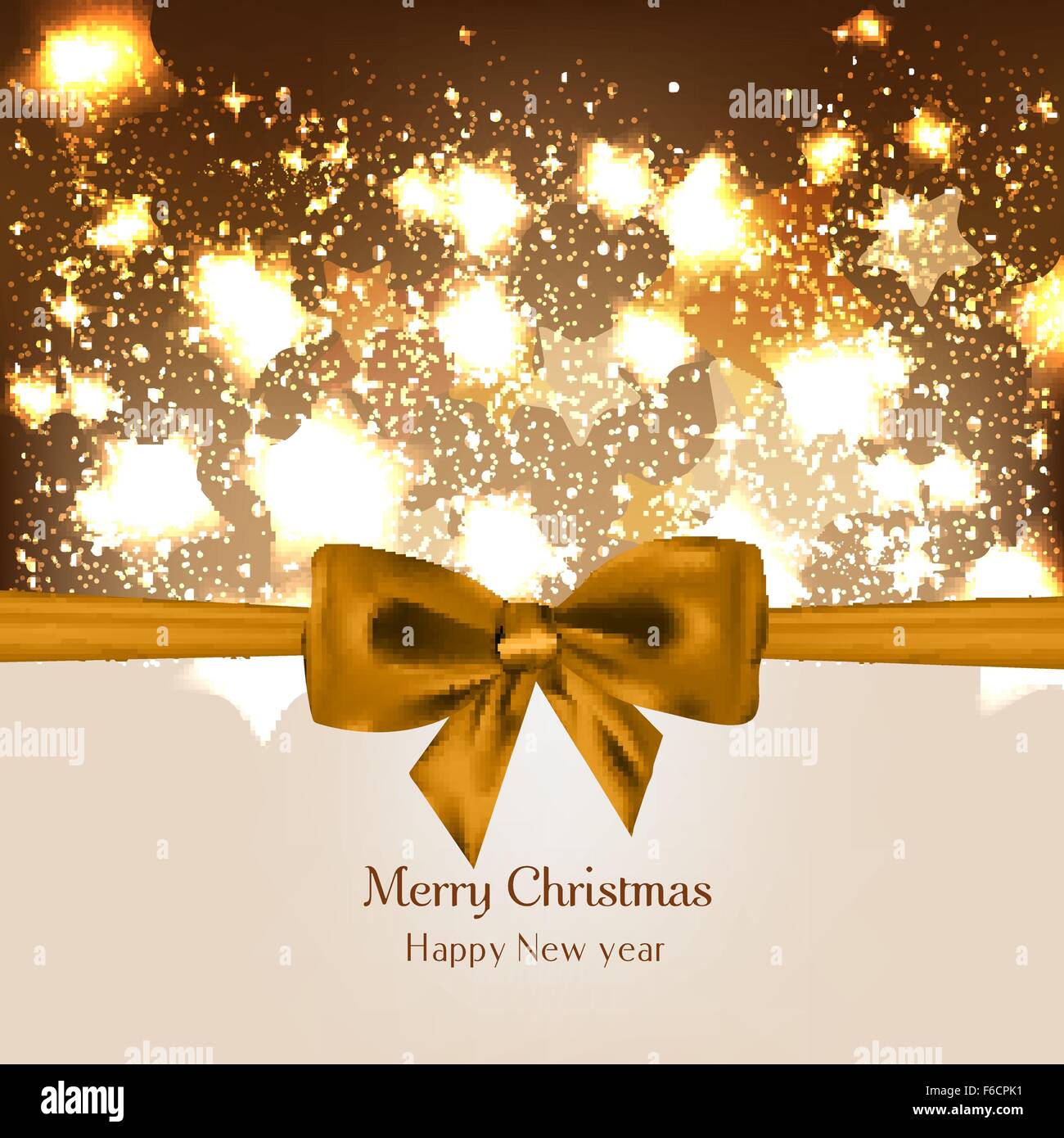 Abstract Christmas background with bow Stock Vector Image & Art - Alamy