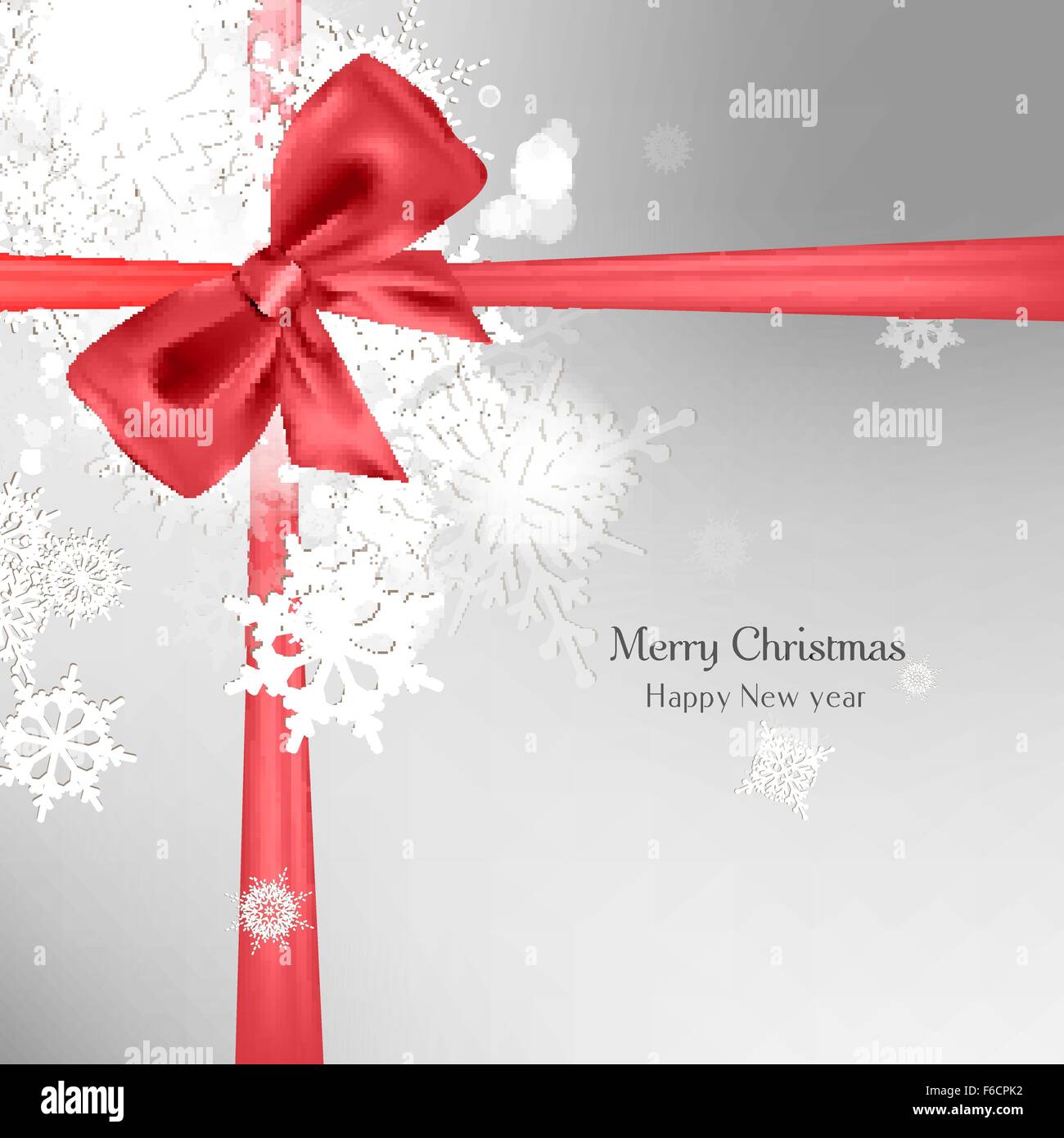 Abstract Christmas background with bow Stock Vector Image & Art - Alamy