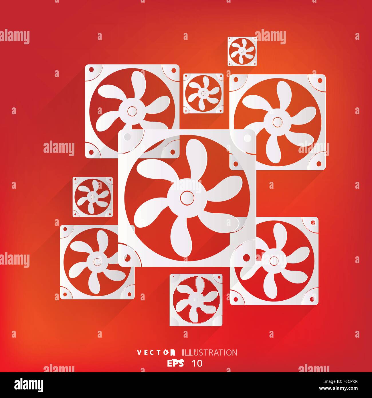 Computer cooling fan icon Stock Vector Image & Art - Alamy