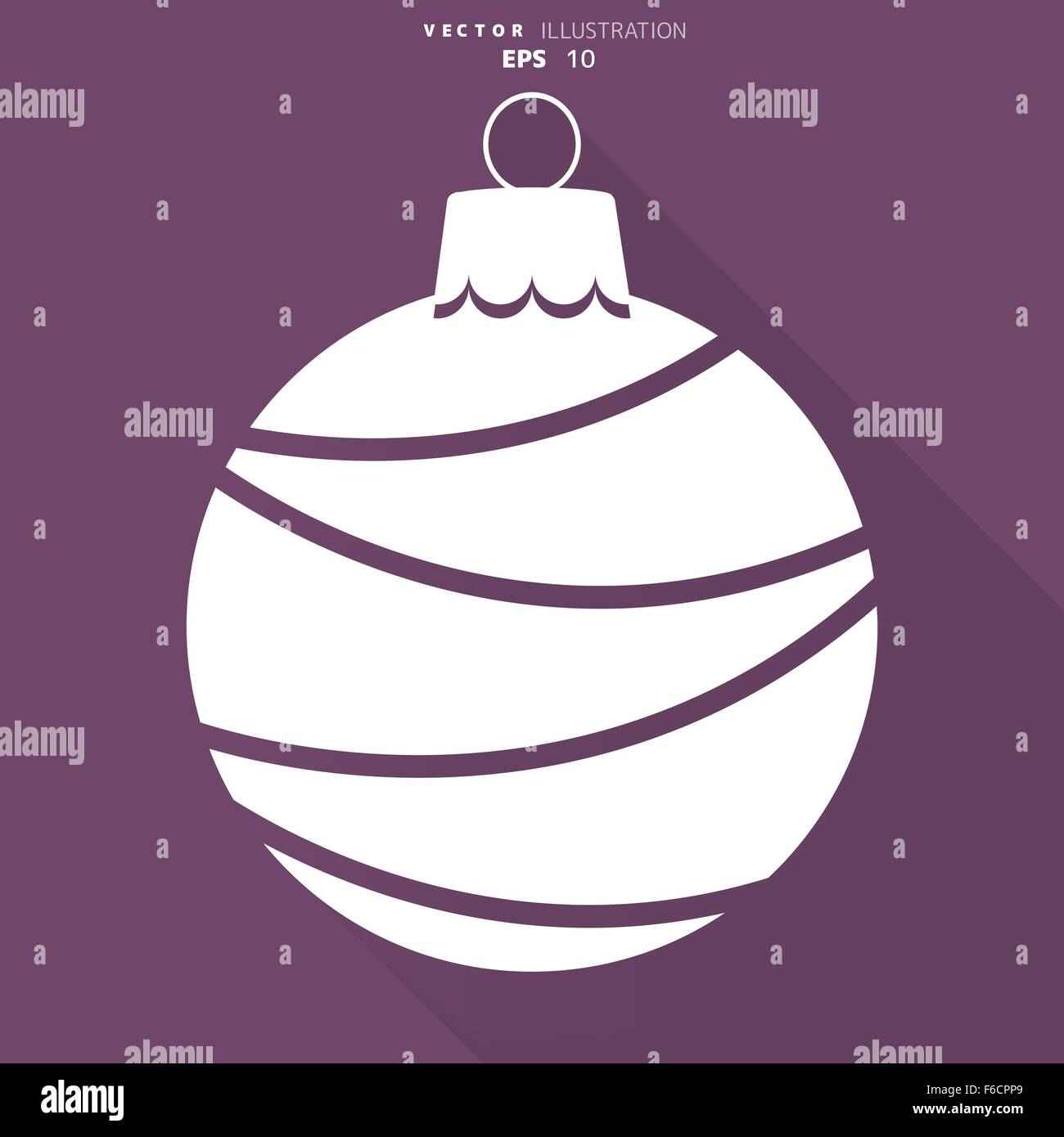 Christmas ball icon Stock Vector Image & Art - Alamy