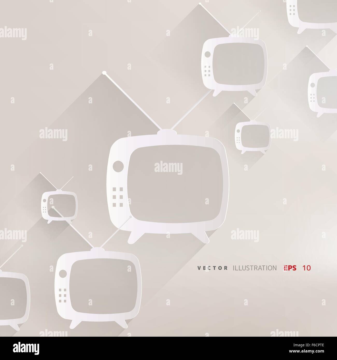 Retro tv icon Stock Vector Image & Art - Alamy