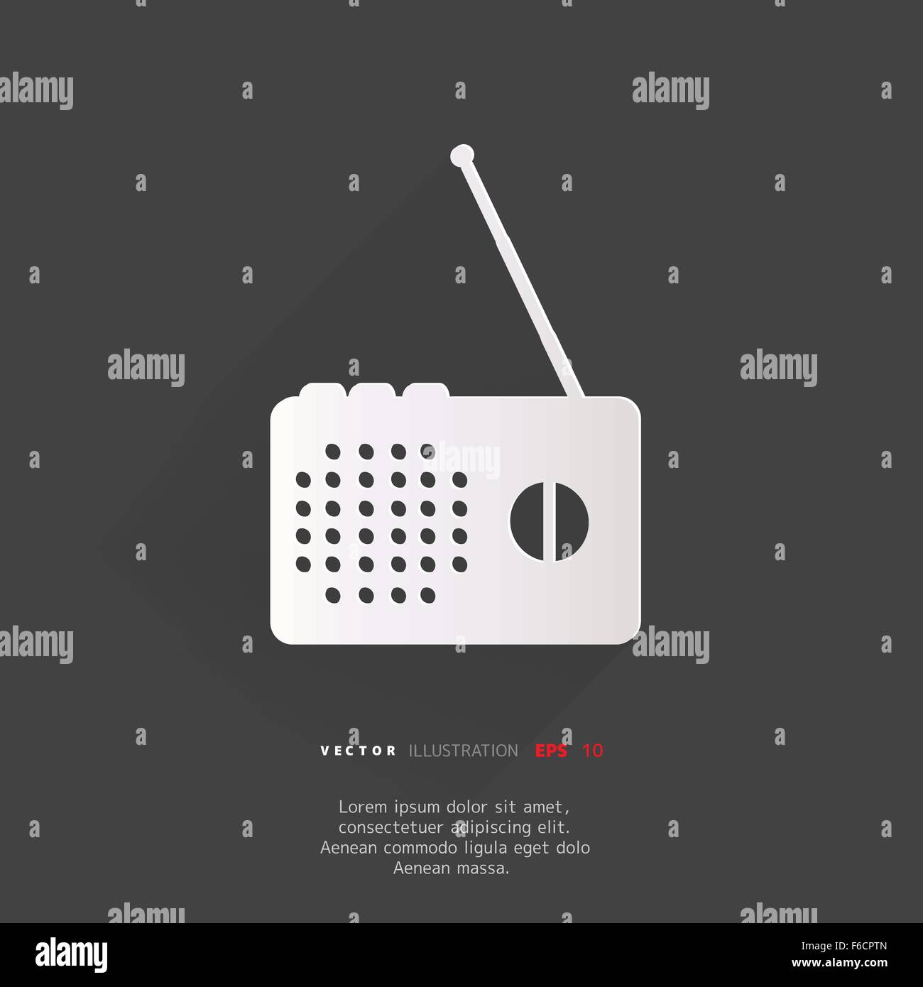 Radio beam Stock Vector Images - Alamy