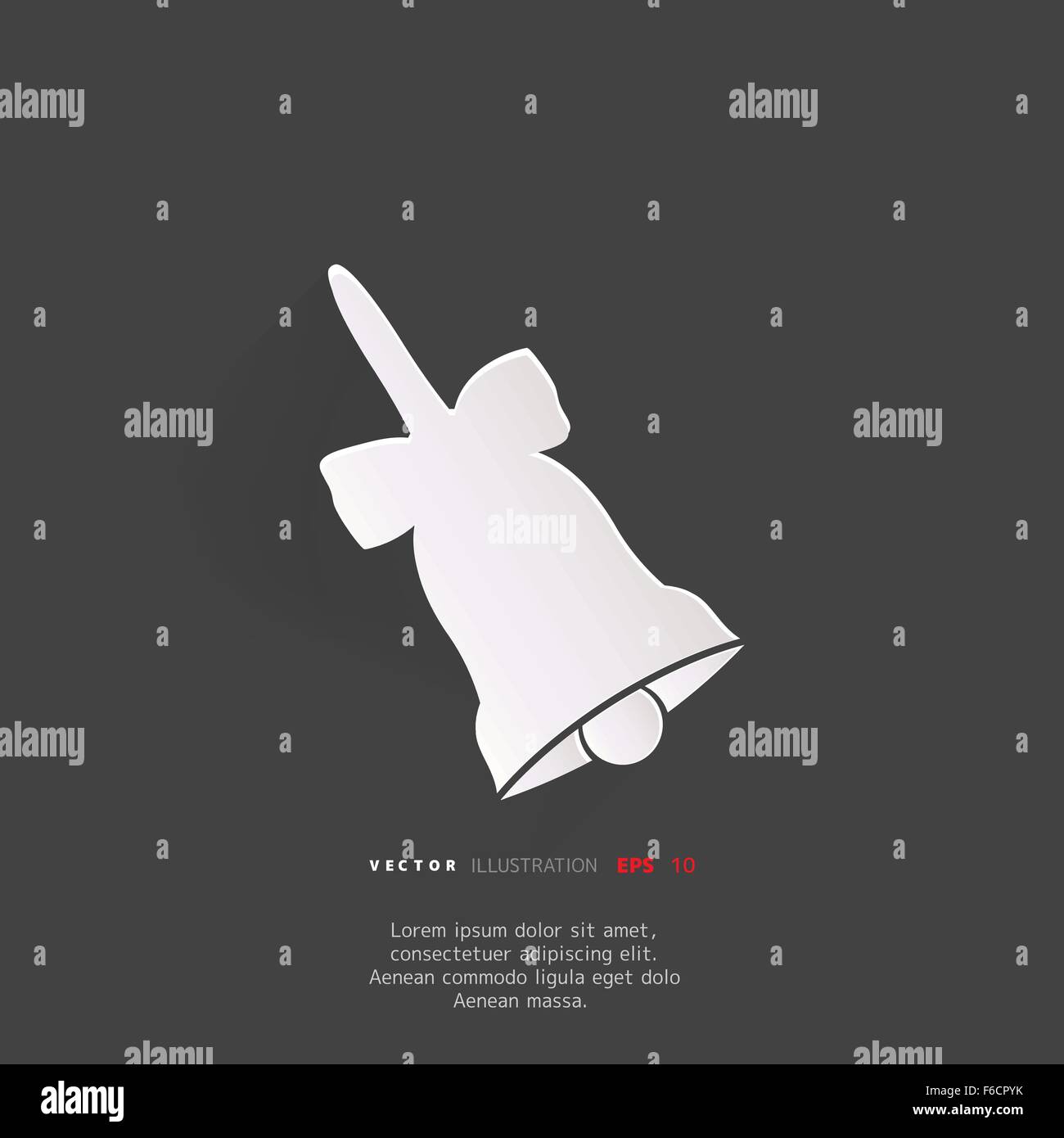 Christmas bell icon Stock Vector Image & Art - Alamy