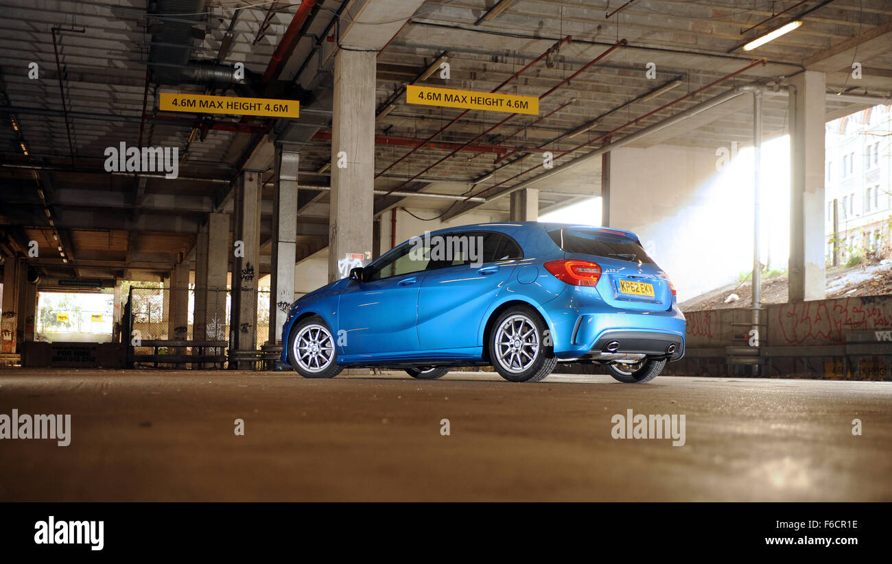 Mercedes A 220 CDI Blue Efficiency AMG Sport Stock Photo - Alamy