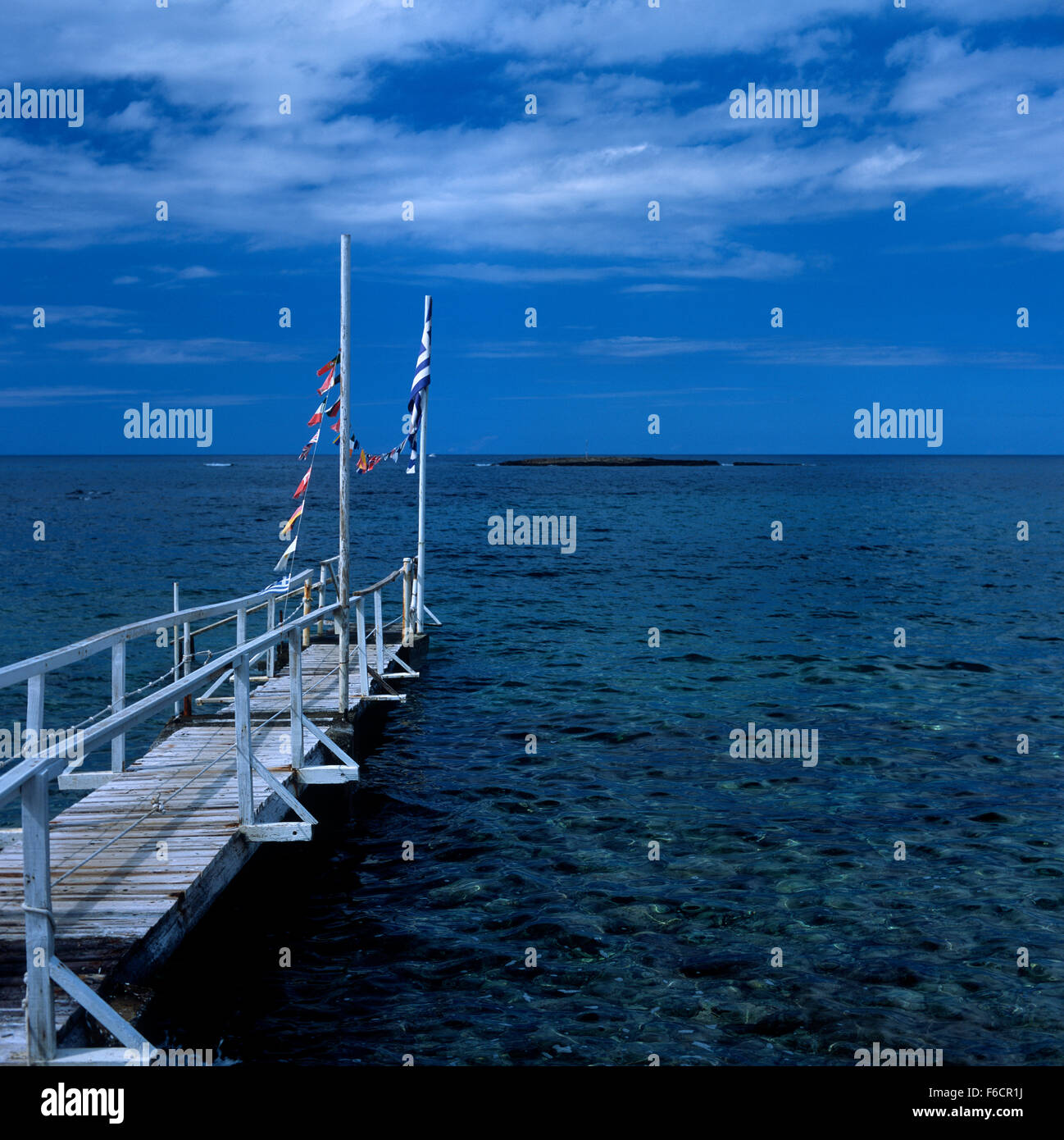 Wharf and sea Stock Photo - Alamy