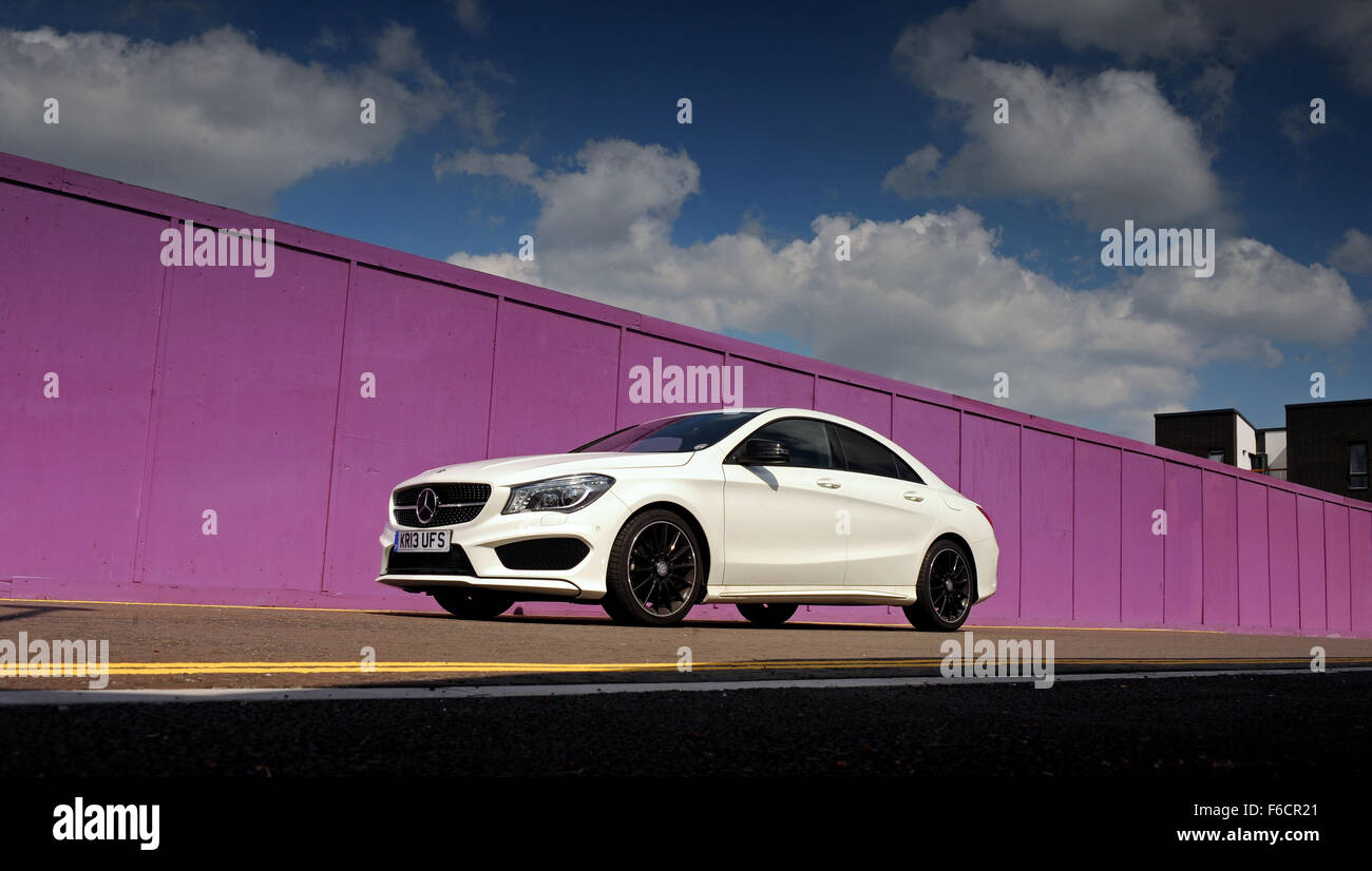 Mercedes CLA 220 CDI AMG Sport Stock Photo - Alamy