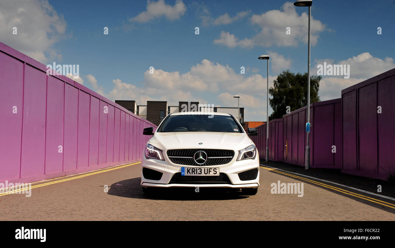 Mercedes CLA 220 CDI AMG Sport Stock Photo - Alamy