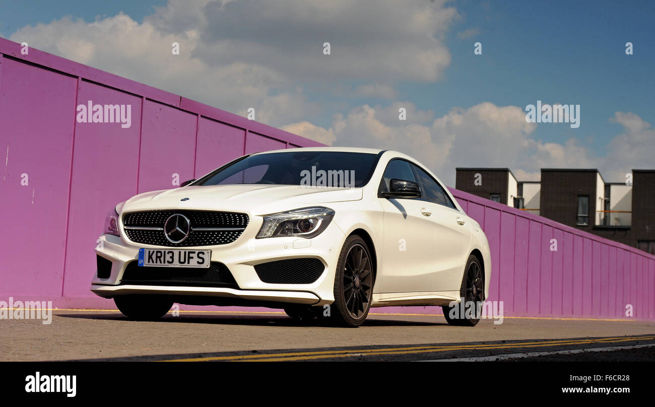 Mercedes CLA 220 CDI AMG Sport Stock Photo - Alamy