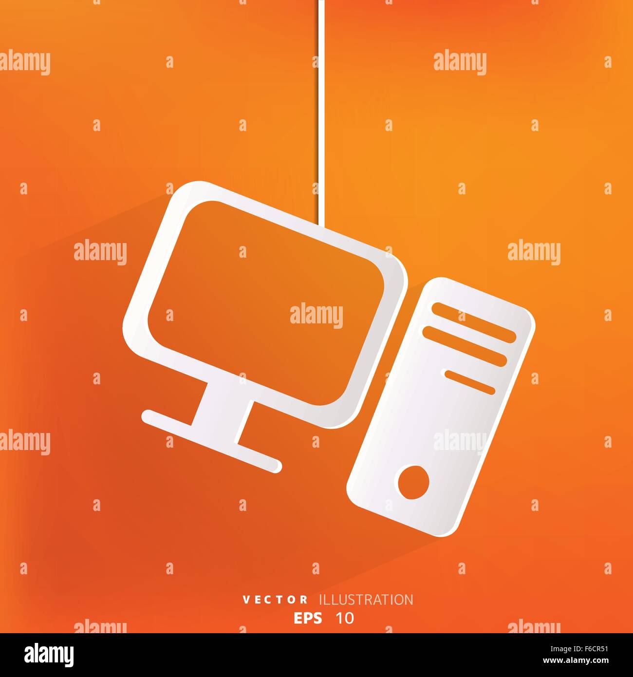 Computer web icon Stock Vector Image & Art - Alamy