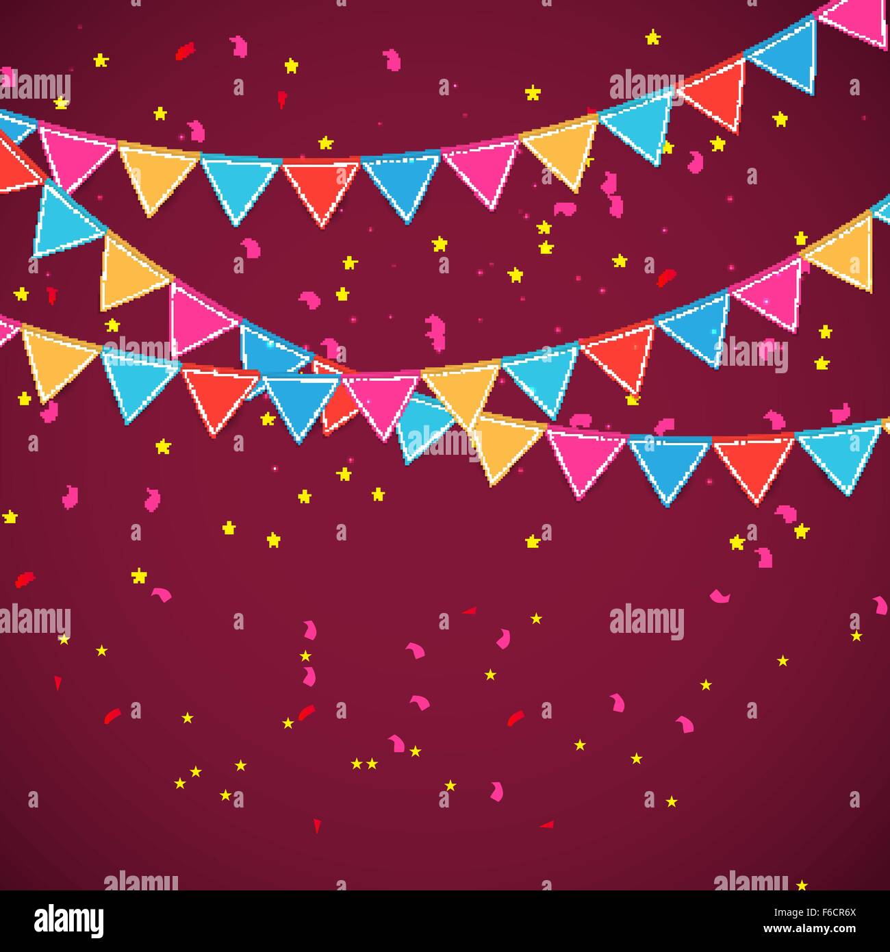 Party Flag Background Vector Illustration Stock Vector Image & Art - Alamy