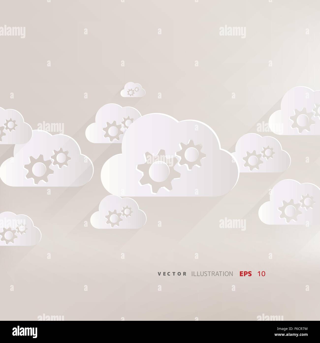 Cloud Application Settings Web Icon Stock Vector Image And Art Alamy