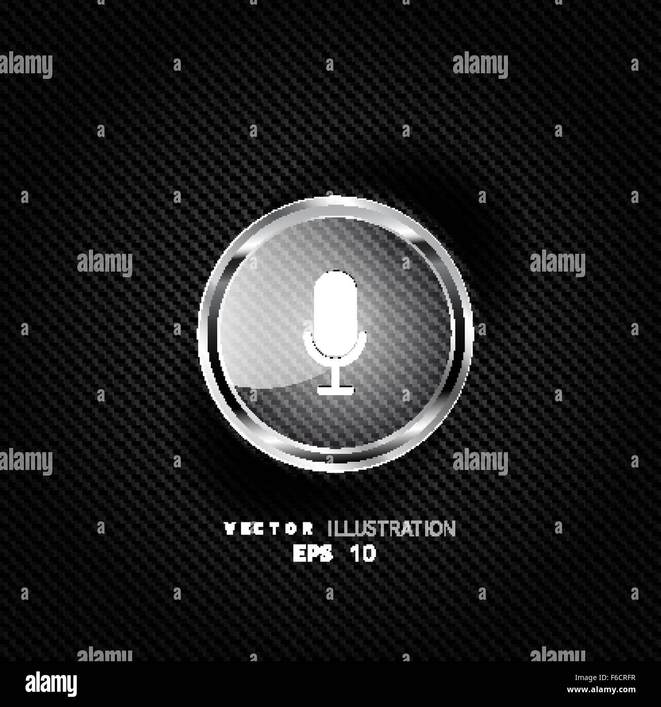 microphone web icon, flat design Stock Vector Image & Art - Alamy