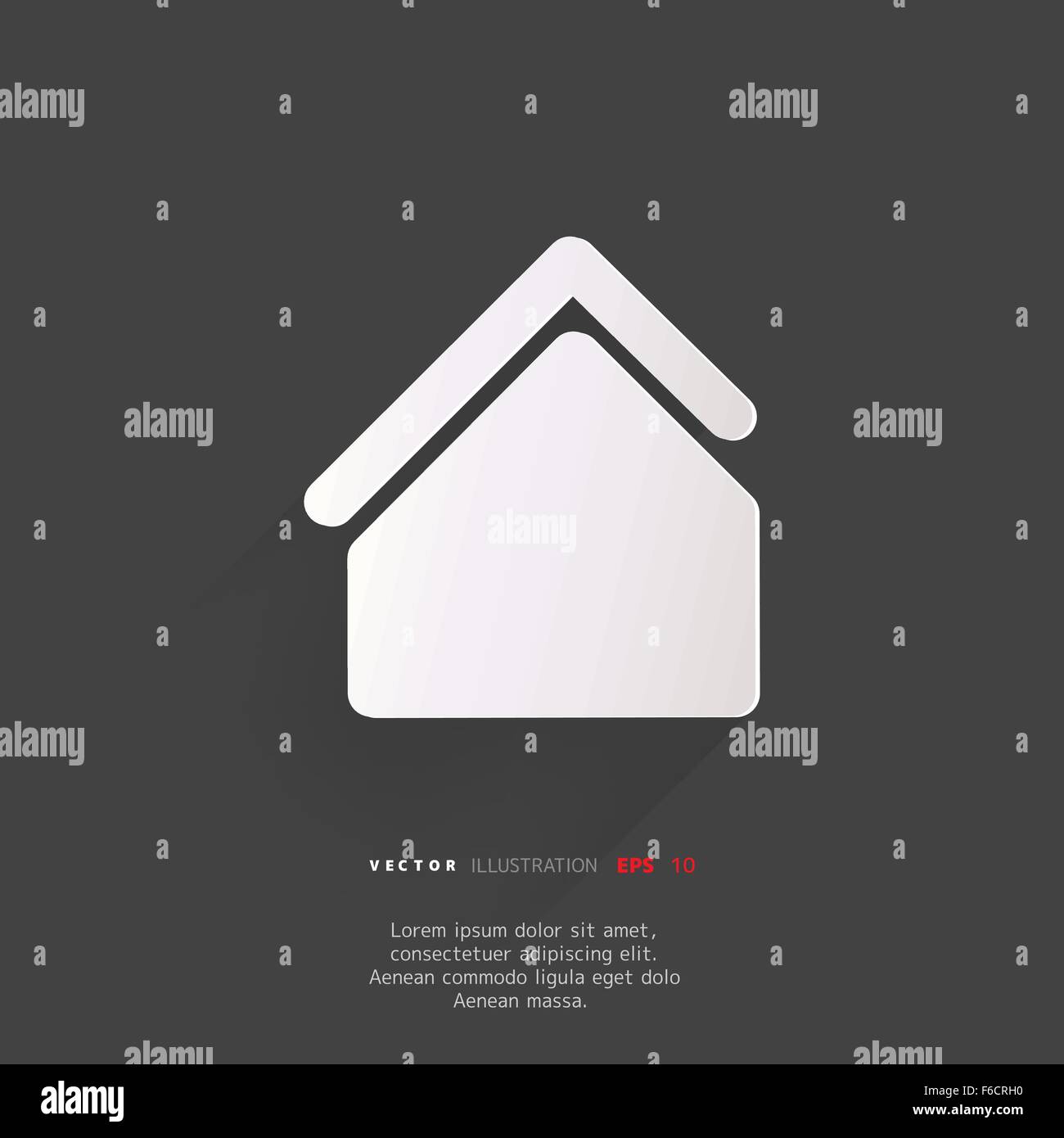 home icon,flat design Stock Vector Image & Art - Alamy